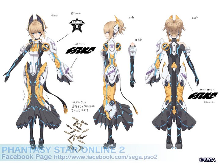 Phantasy Star Online 2 Concept Art