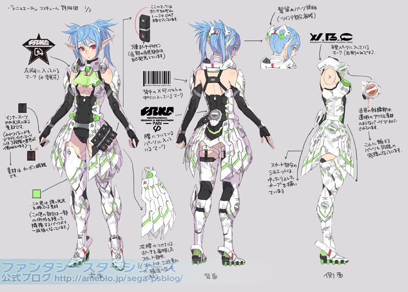 Phantasy Star Online 2 Concept Art