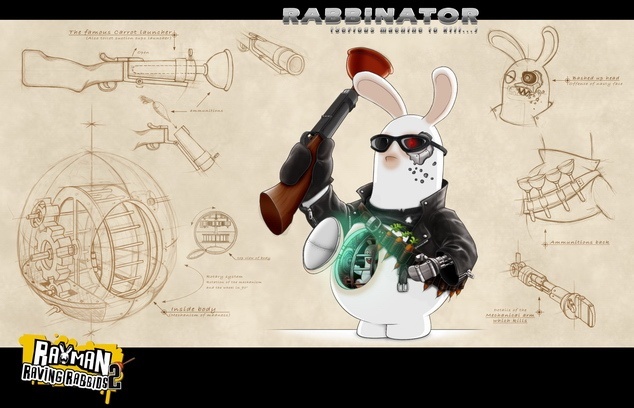 Rayman Raving Rabbids 2 Concept Art