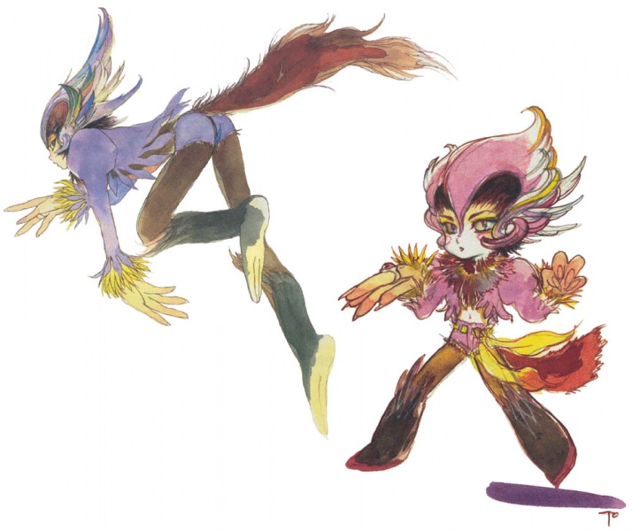 SaGa Frontier Concept Art