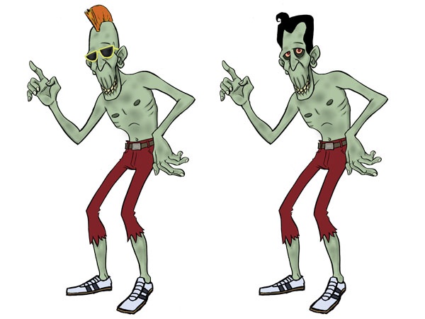 Sam & Max Season 2 Episode 3: Night of the Raving Dead Concept Art