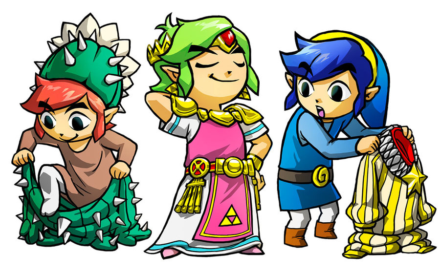 The Legend of Zelda: Tri Force Heroes Concept Art