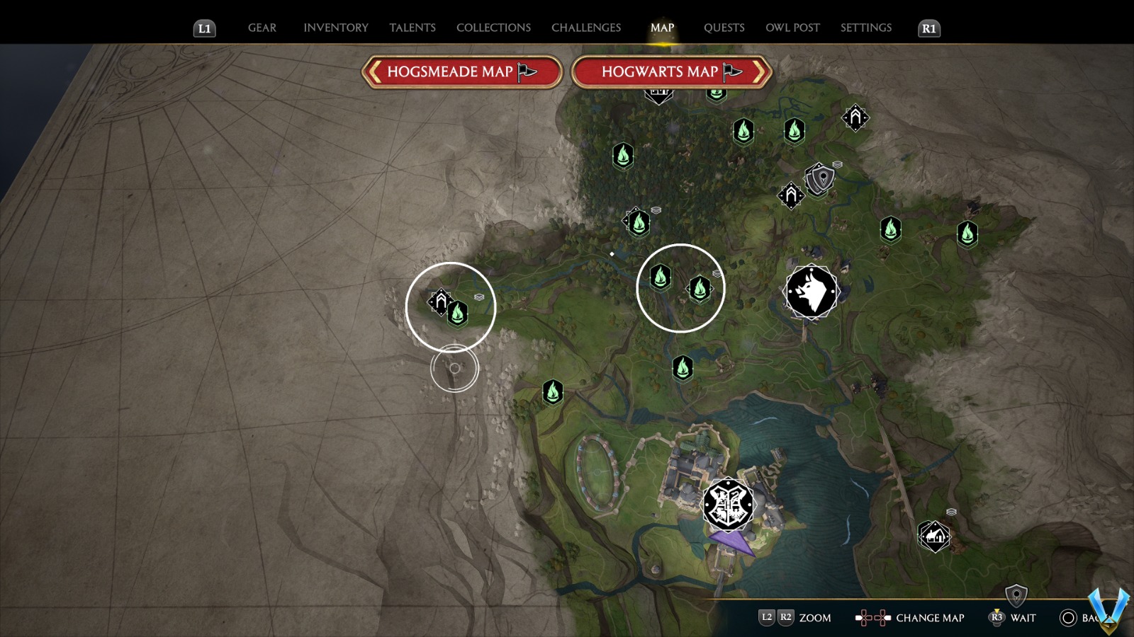 Hogwarts Legacy - All Floo Flames Locations Guide - Neoseeker