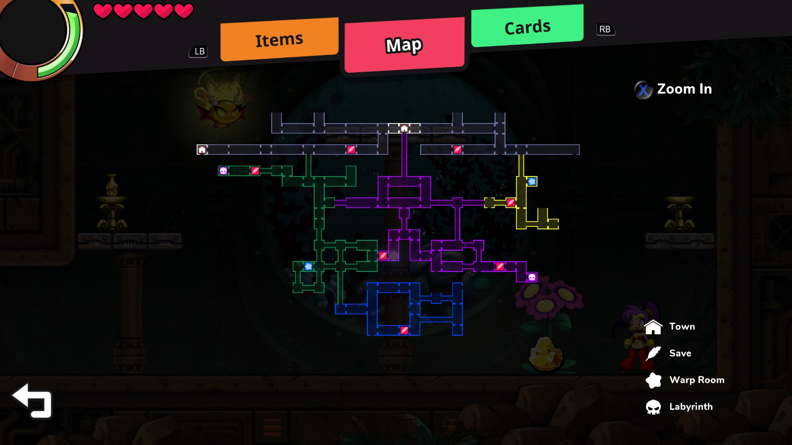 Tour Route - Shantae and the Seven Sirens Walkthrough - Neoseeker