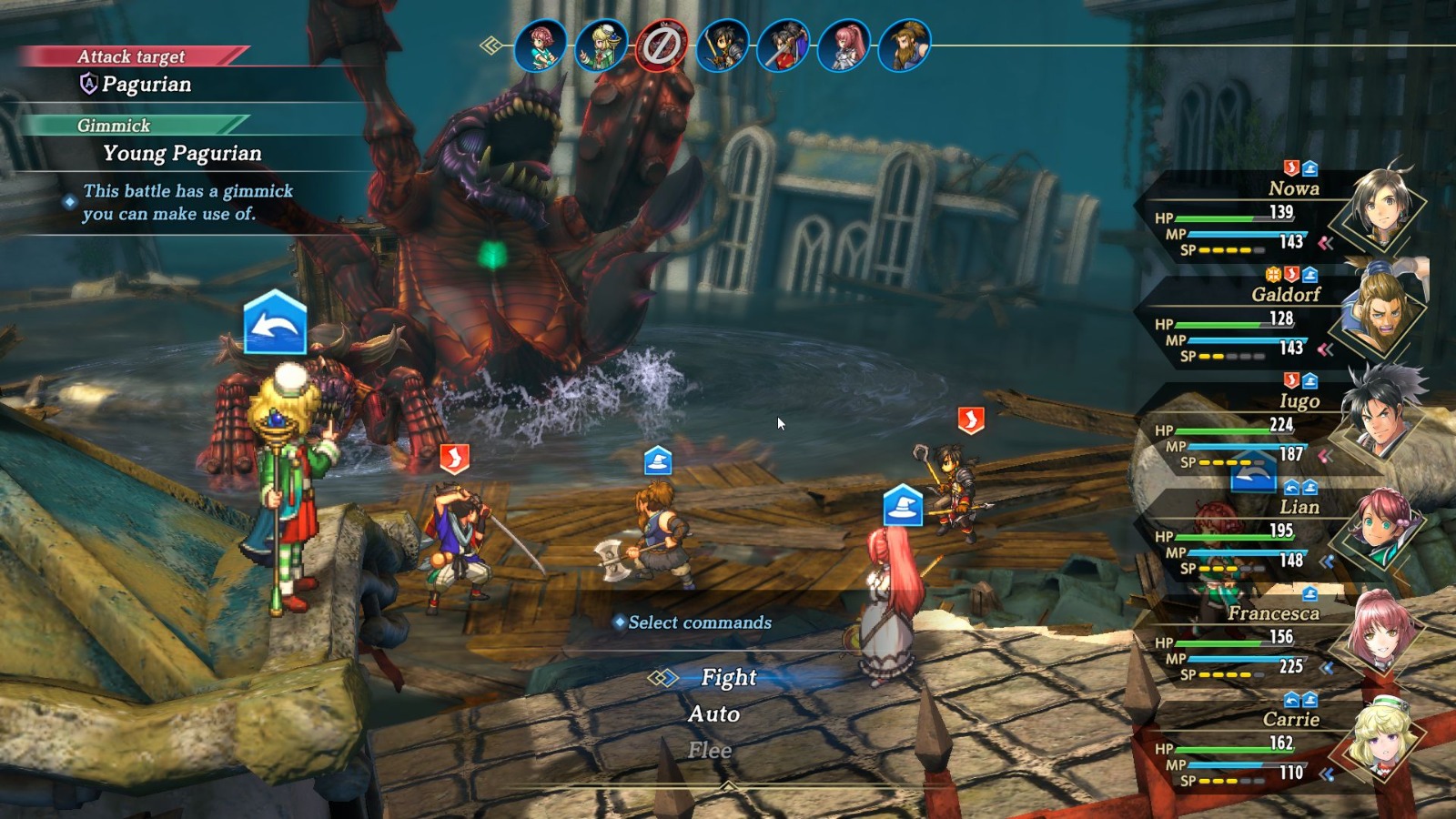 Eiyuden Chronicle: Hundred Heroes - Pagurian Boss Guide - Neoseeker