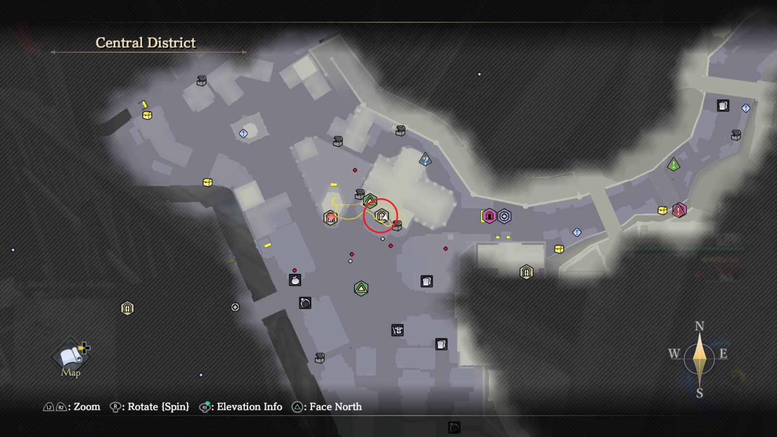 Ys IX: Monstrum Nox - Central District Azure Petal Locations - Neoseeker