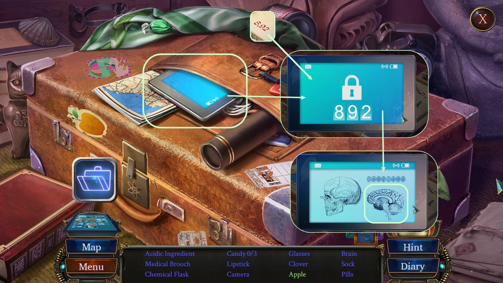 Hidden Objects Scene (Main Story) - Family Mysteries 3: Criminal Mindset Walkthrough - Neoseeker