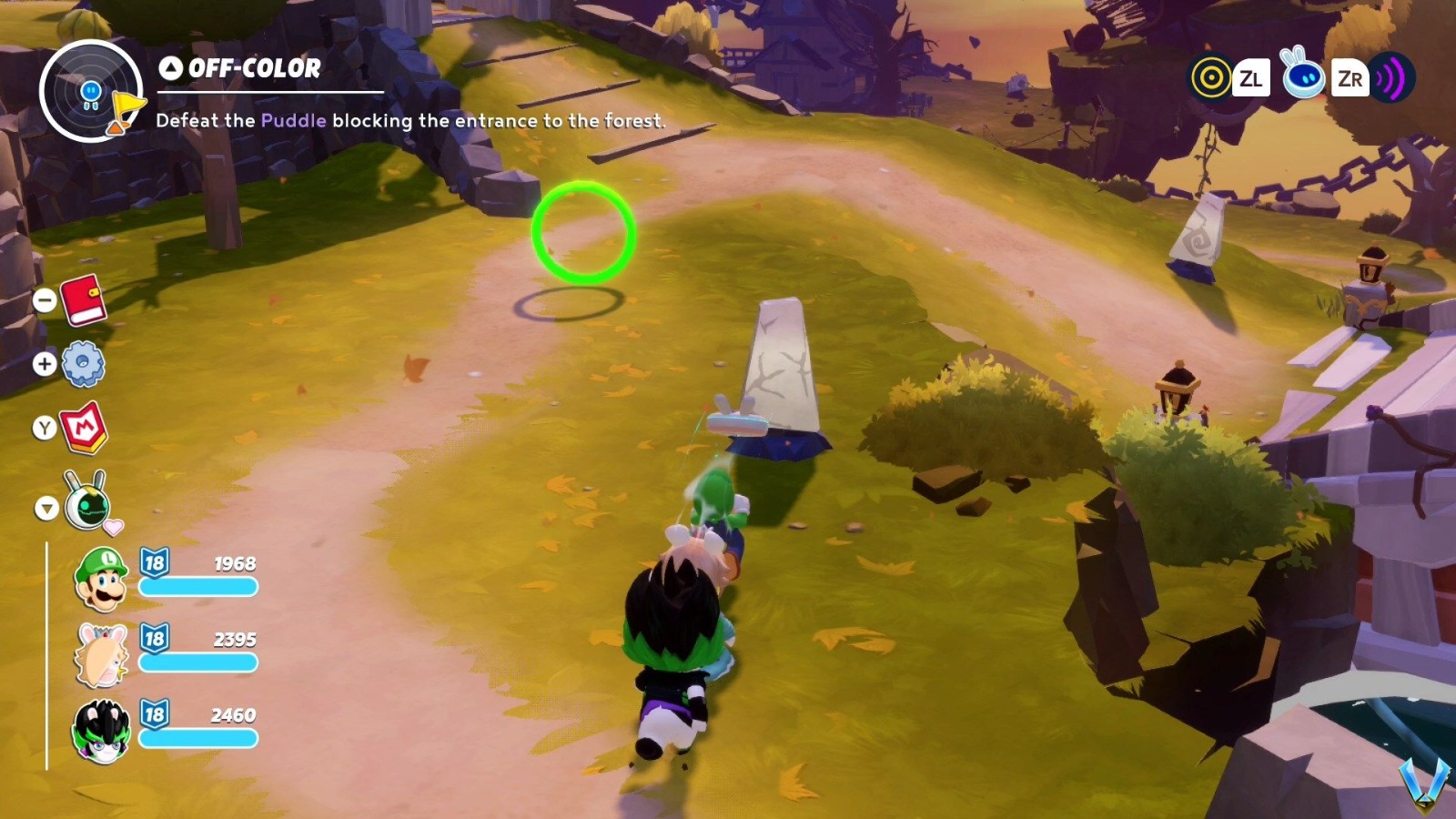 Mario + Rabbids Sparks of Hope - Palette Green Coin Challenge ...