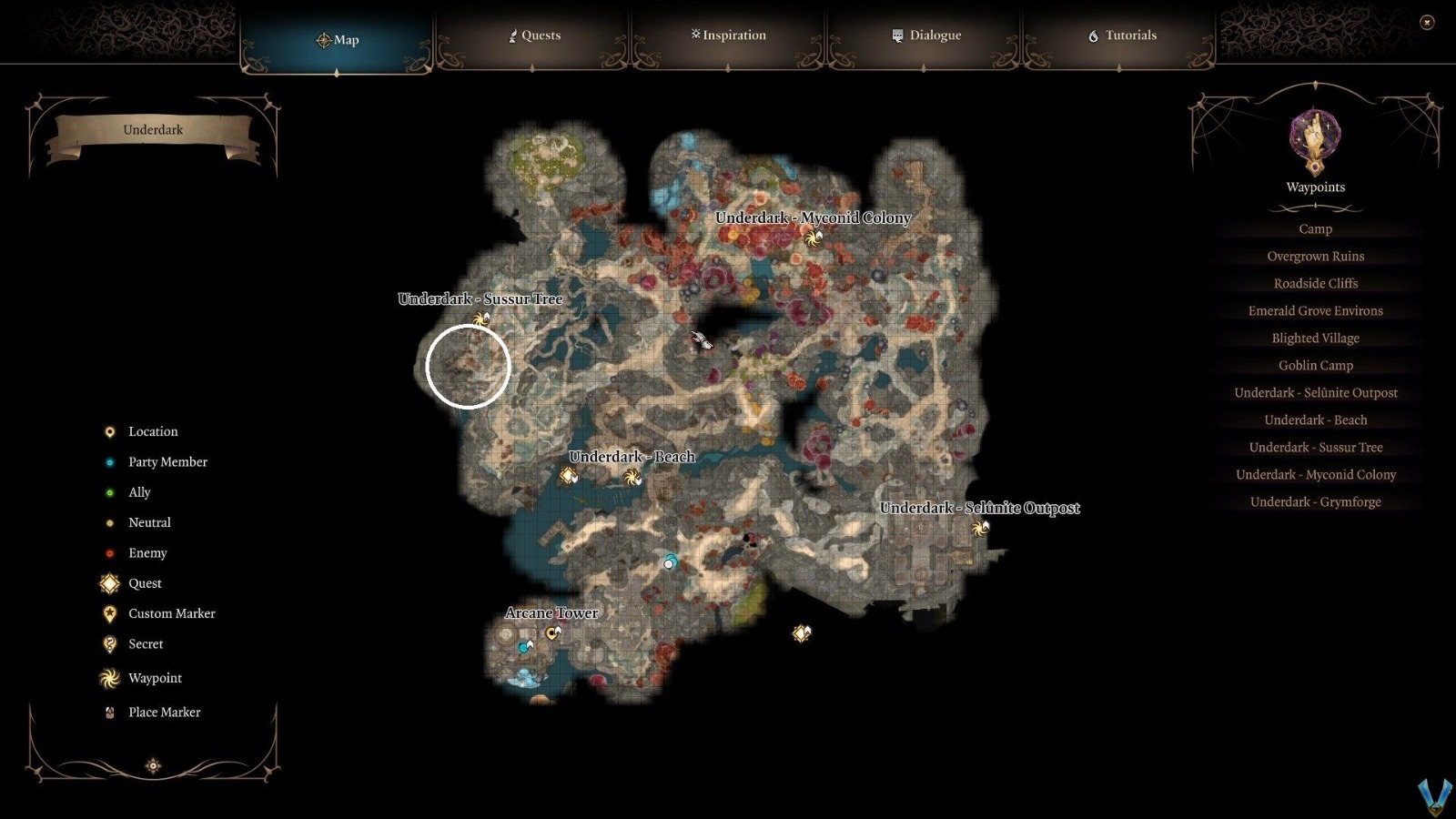 Baldur's Gate 3 - Travel through the Underdark Walkthrough - Neoseeker