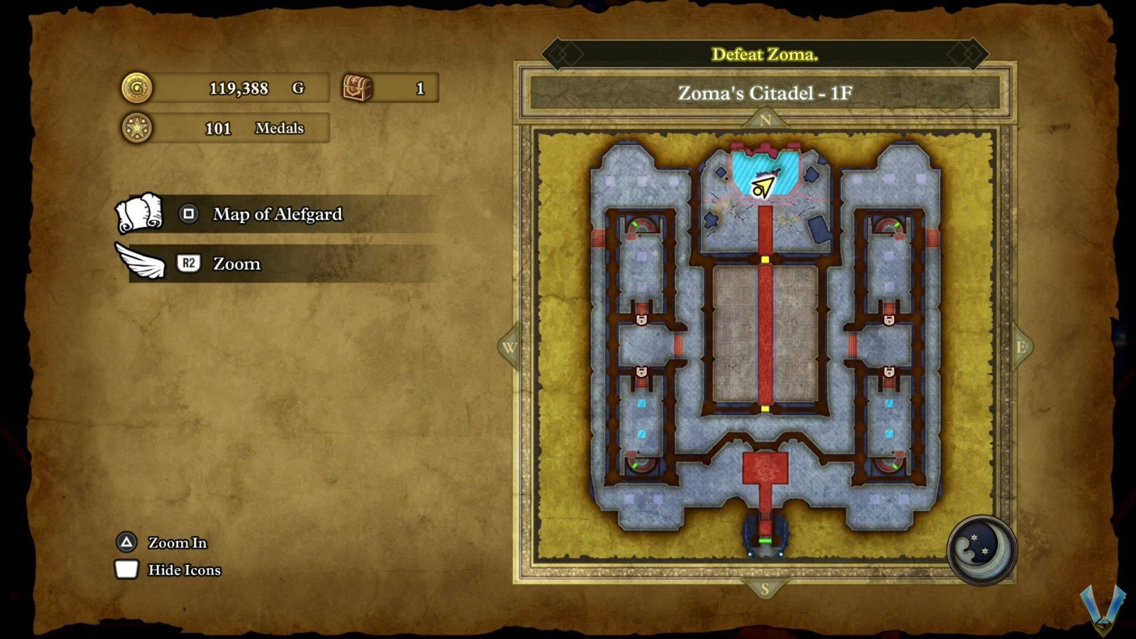 Zoma's Citadel - Dragon Quest III HD-2D Remake Walkthrough - Neoseeker