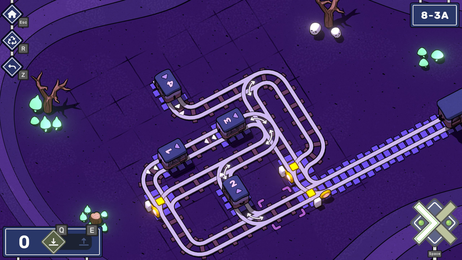 World 8 Puzzle Solutions - Railbound Walkthrough - Neoseeker