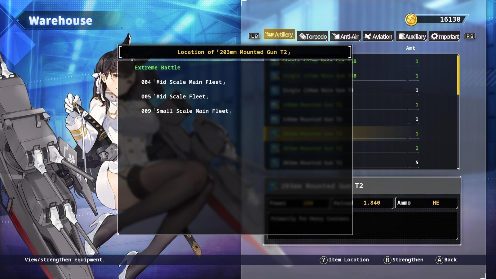 Main Menu - Azur Lane Crosswave Walkthrough - Neoseeker