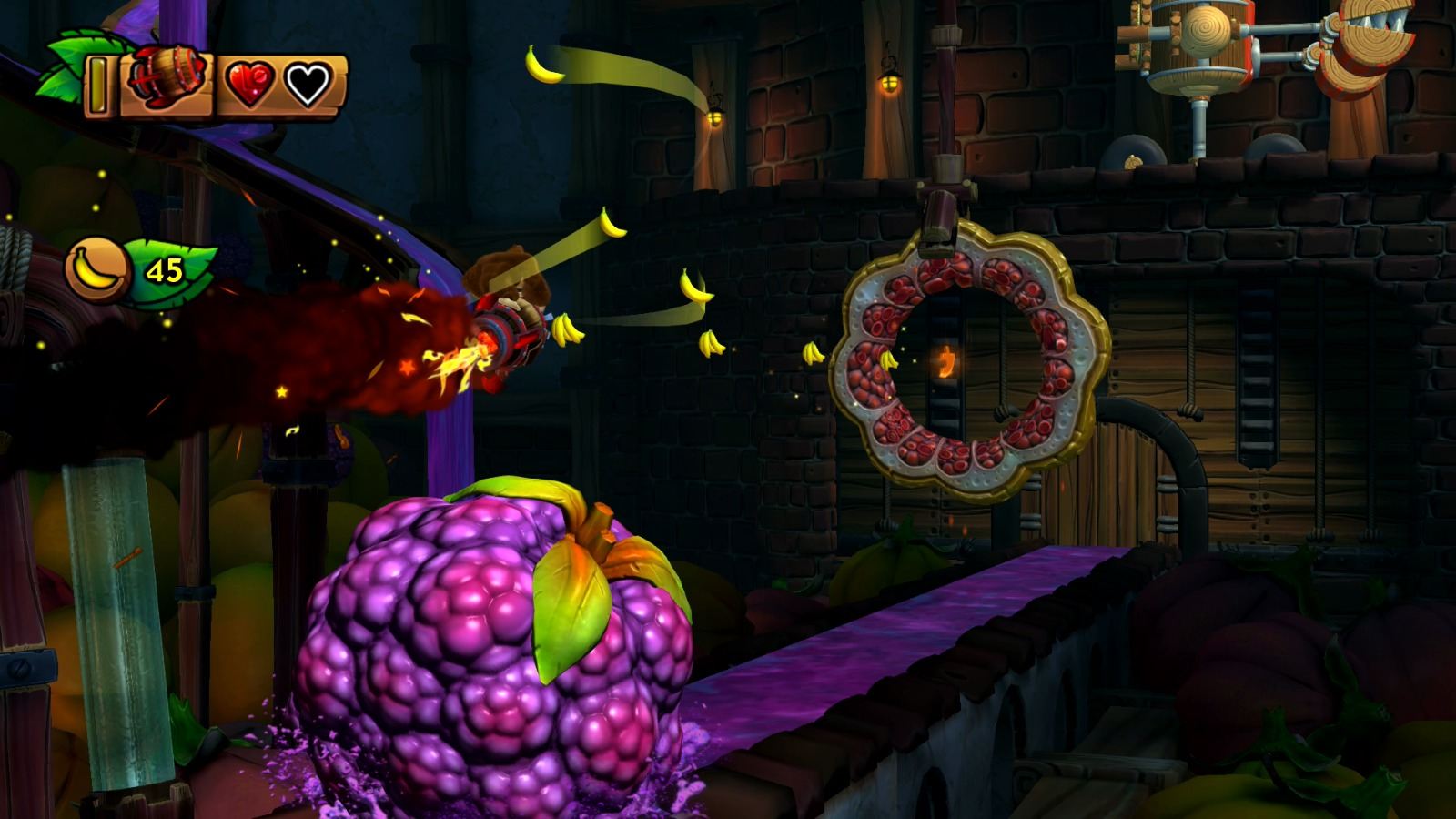 5-2 Reckless Ride - Donkey Kong Country: Tropical Freeze Walkthrough ...