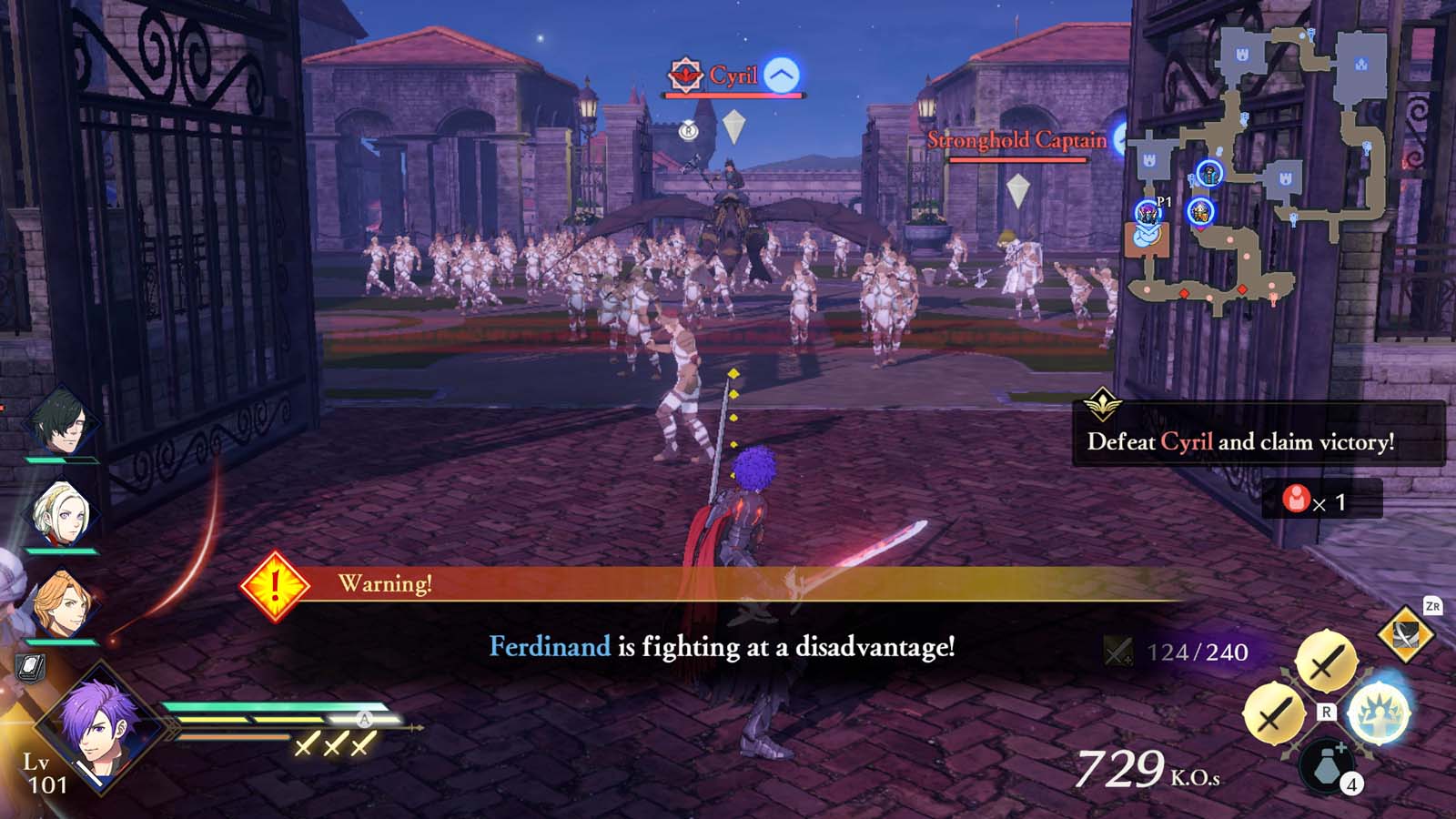 Chapter 14 Eliminate the Scouts Guide - Fire Emblem Warriors: Three ...
