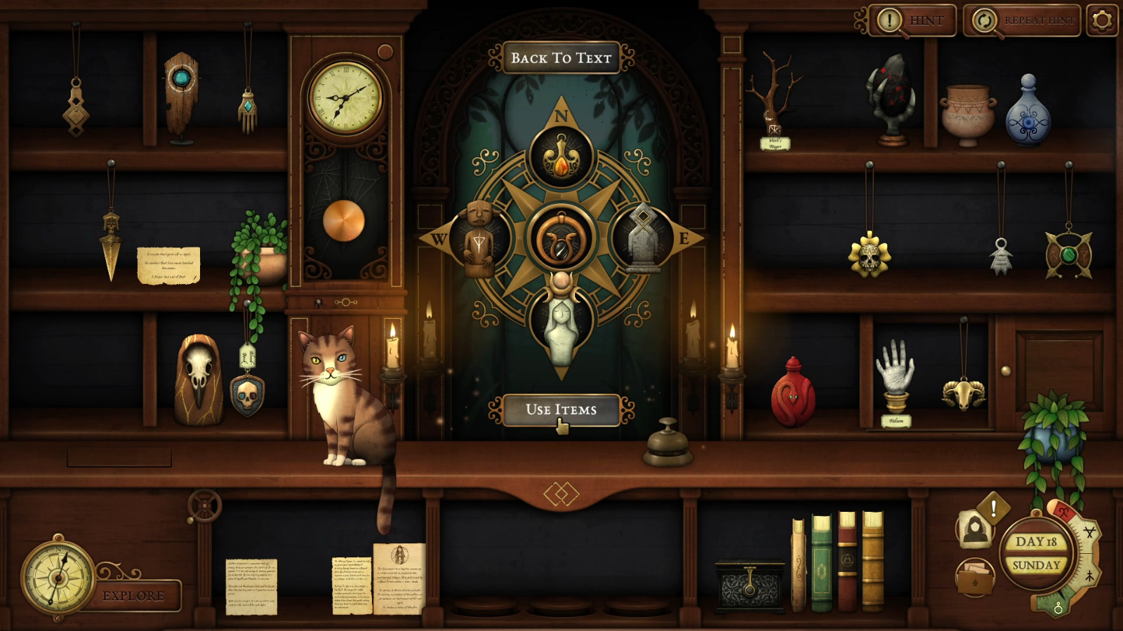 Strange Antiquities - Day XVIII and Endings Guide - Neoseeker