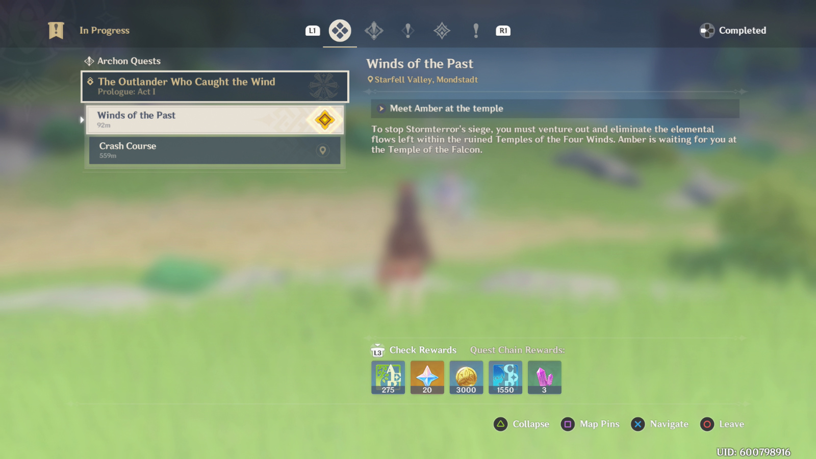 Genshin Impact - Menu Options - Neoseeker