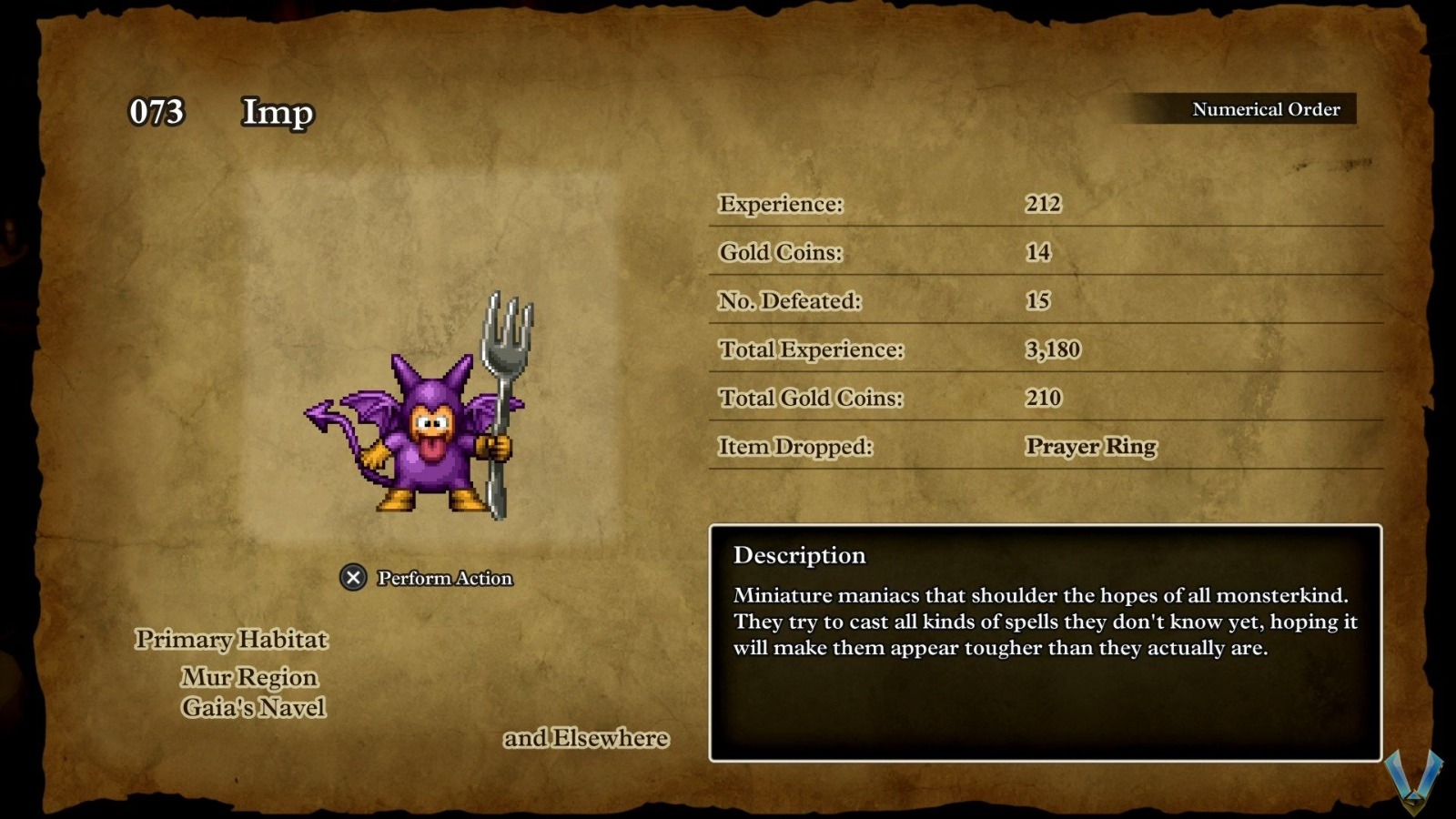 Dragon Quest III HD-2D Remake - All Enemy Database 041 - 080 - Neoseeker