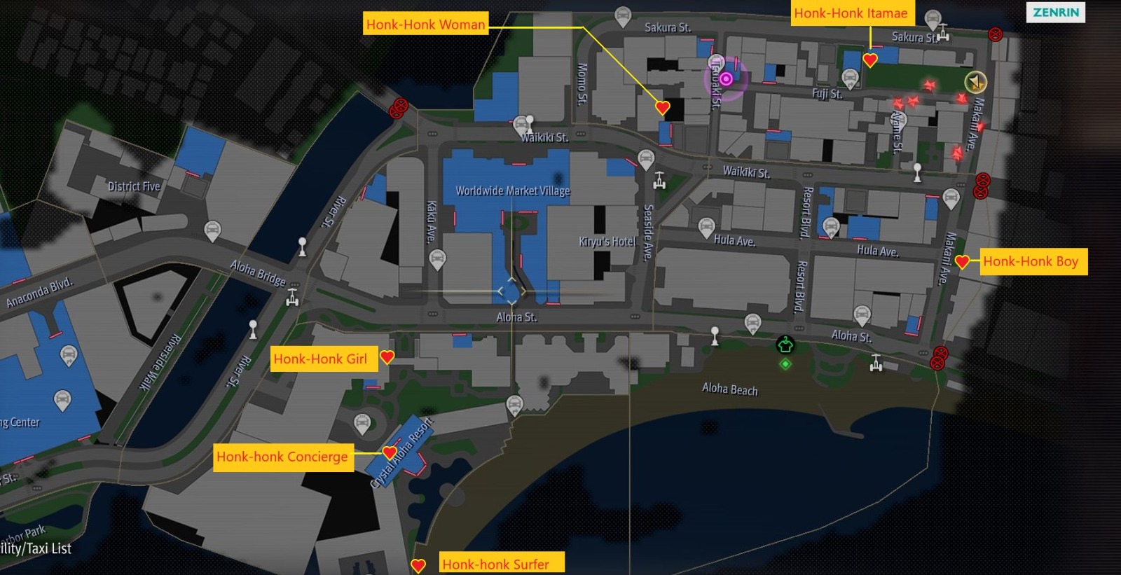 Honk-Honk NPCs (Hawaii) - Like a Dragon: Infinite Wealth Walkthrough ...