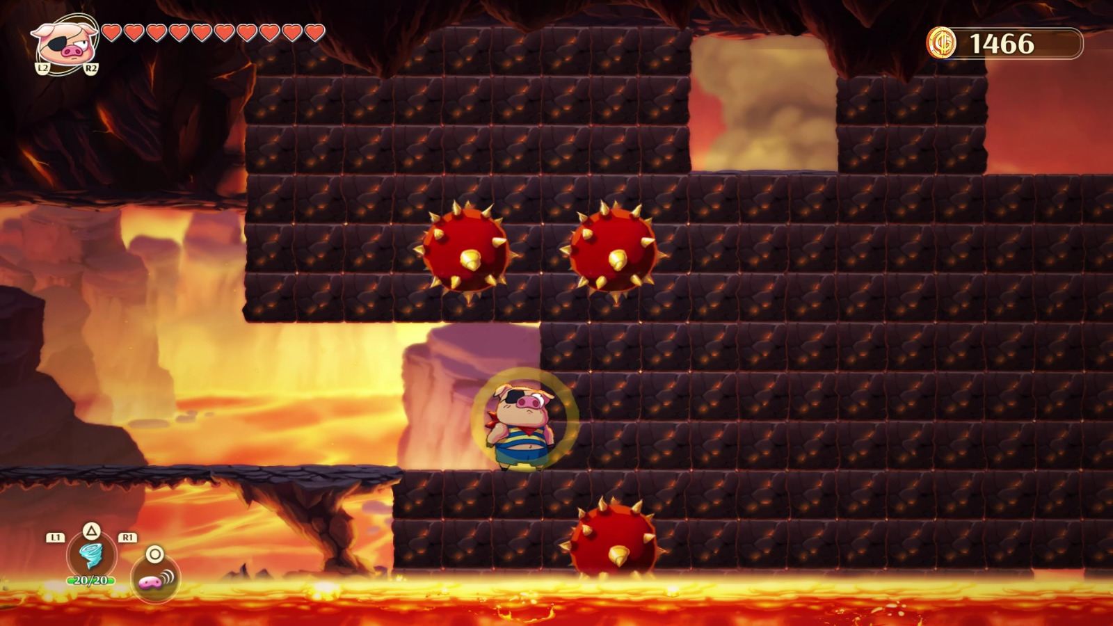 The Volcano - Monster Boy and the Cursed Kingdom Walkthrough - Neoseeker