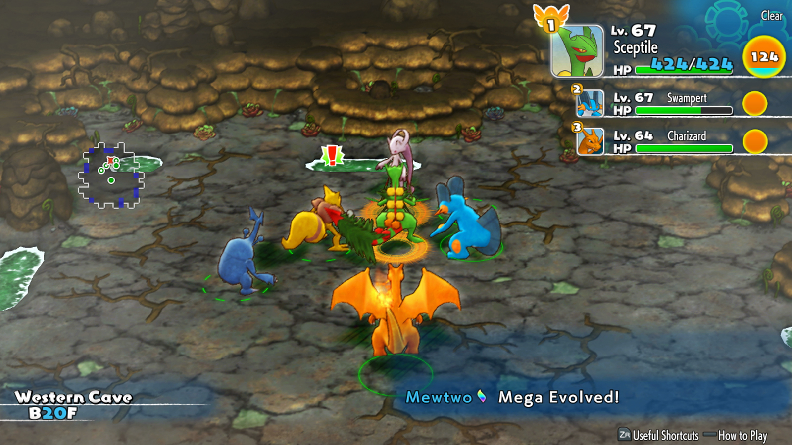 Western Cave - Pokémon Mystery Dungeon: Blue Rescue Team DX Walkthrough ...