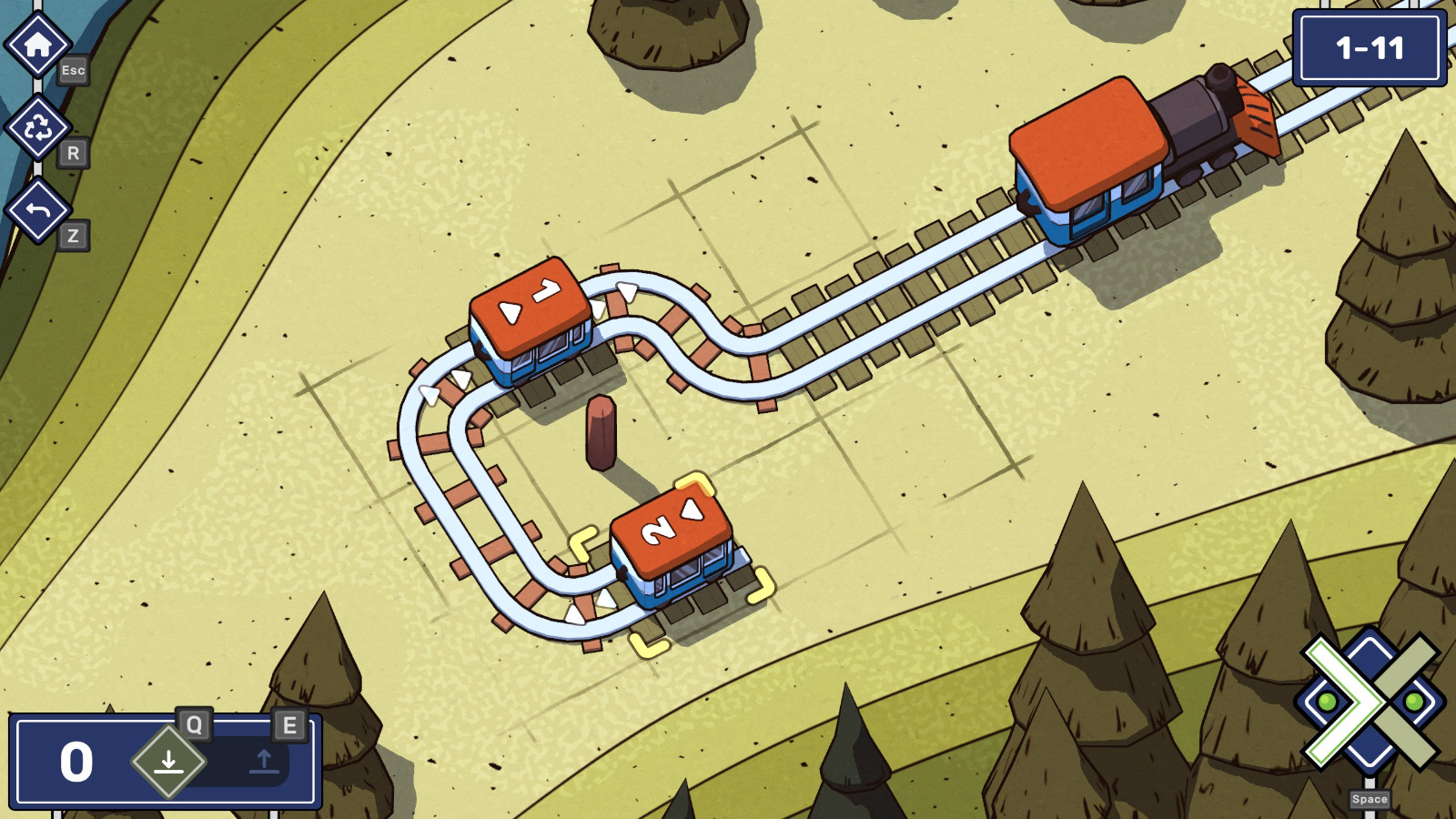 World 1 Puzzle Solutions - Railbound Walkthrough - Neoseeker