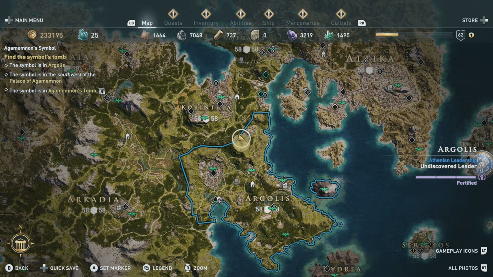 Agamemnons Symbol - Assassin's Creed Odyssey: The Fate of Atlantis ...
