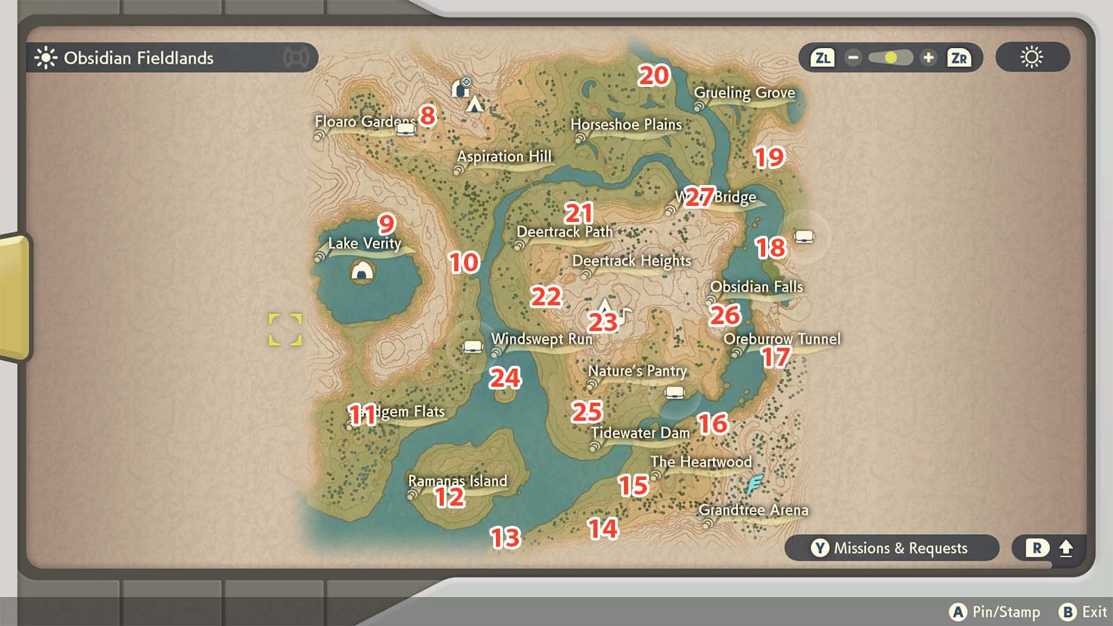 Obsidian Fieldlands Will-o'-Wisp Locations Guide - Pokémon Legends ...