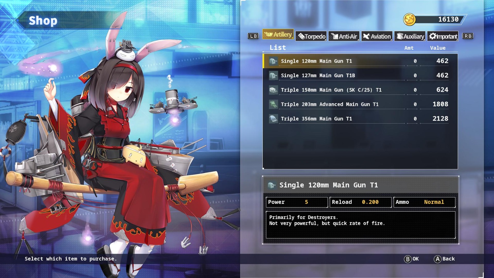 Main Menu - Azur Lane Crosswave Walkthrough - Neoseeker