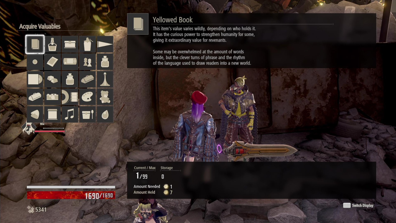 Gifts and Valuables Exchange - Code Vein Walkthrough - Neoseeker