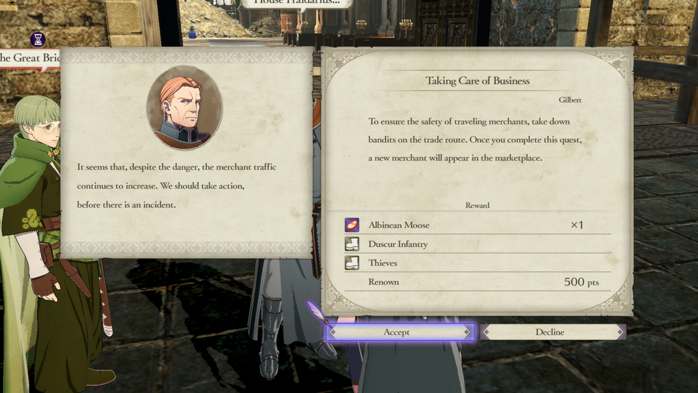 Month 3 - Free Time (Azure Moon) - Fire Emblem: Three Houses ...