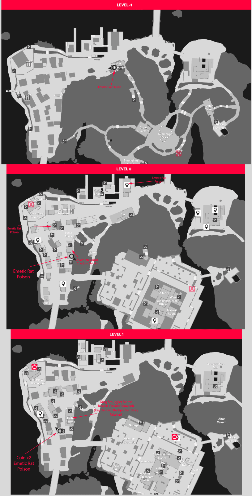 Three-Headed Serpent Map - Hitman 2 (2018) Walkthrough and Guide ...