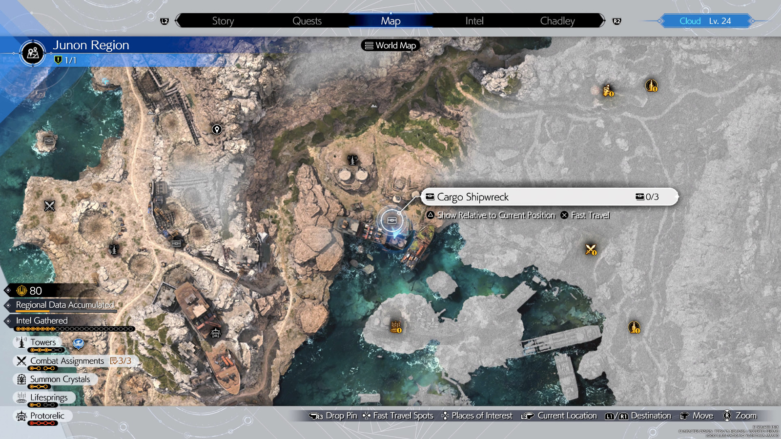 Junon Region Cache Locations - Final Fantasy VII Rebirth Walkthrough - Neoseeker