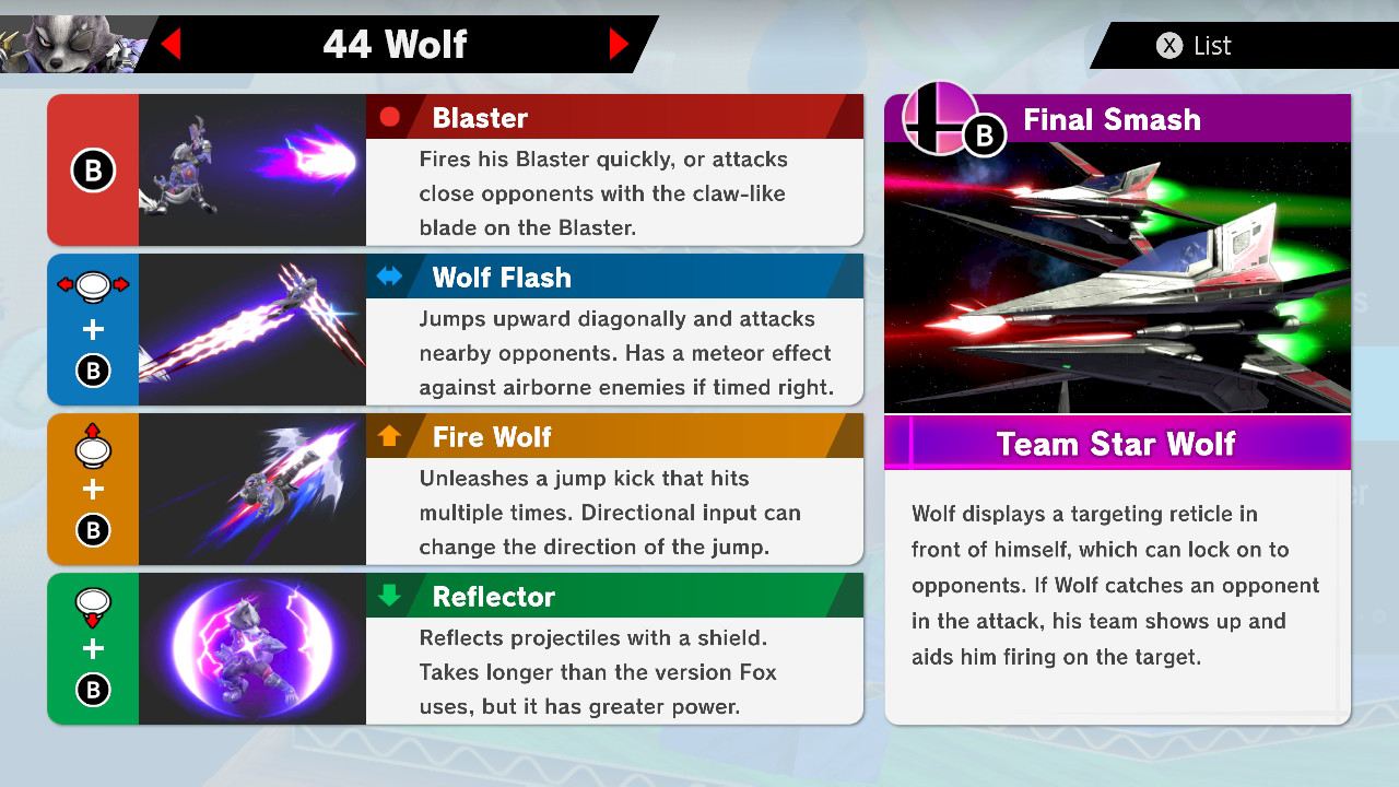 Wolf - Super Smash Bros. Ultimate Walkthrough - Neoseeker