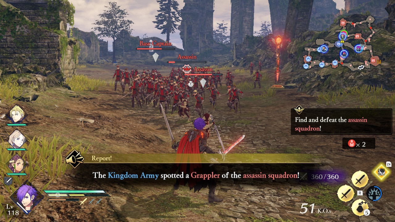 Chapter 11: Eliminate the Assassins Guide - Fire Emblem Warriors: Three ...