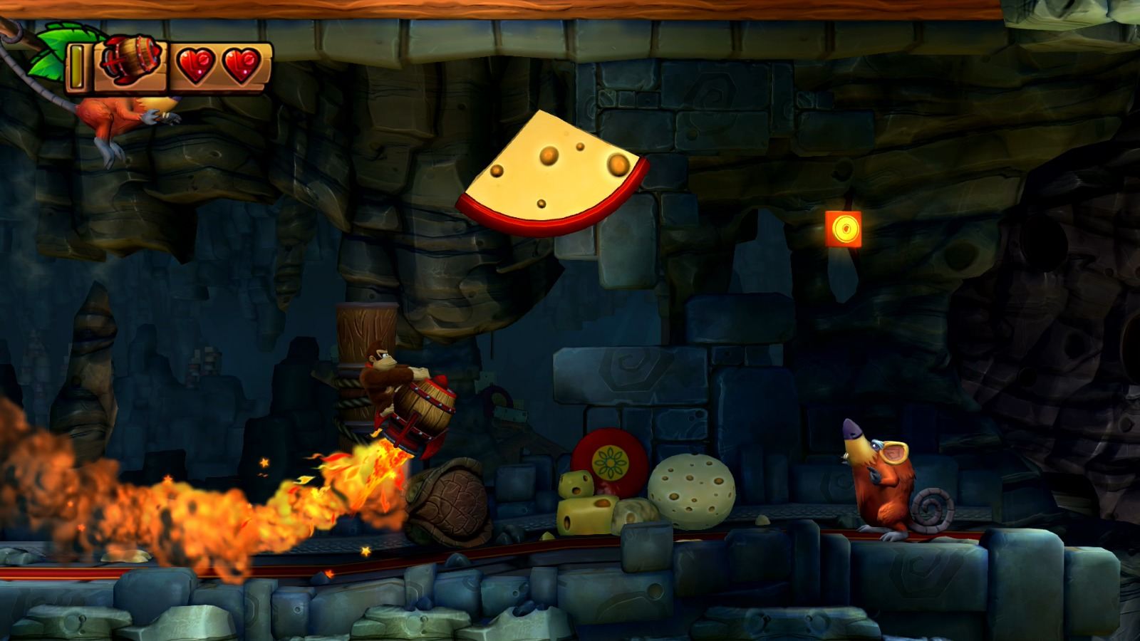 2-B Rodent Ruckus - Donkey Kong Country: Tropical Freeze Walkthrough ...