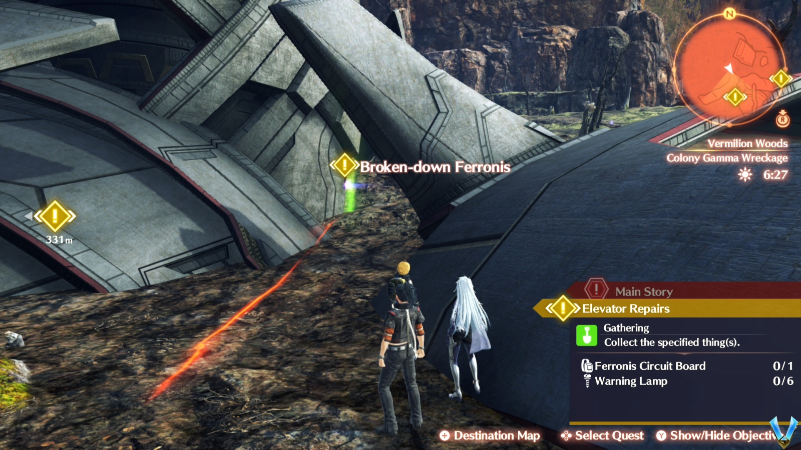 Xenoblade Chronicles 3: Future Redeemed - Elevator Repairs Walkthrough - Neoseeker