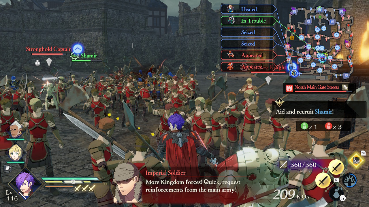 Chapter 9: Saving of the Silver Maiden Guide - Fire Emblem Warriors ...