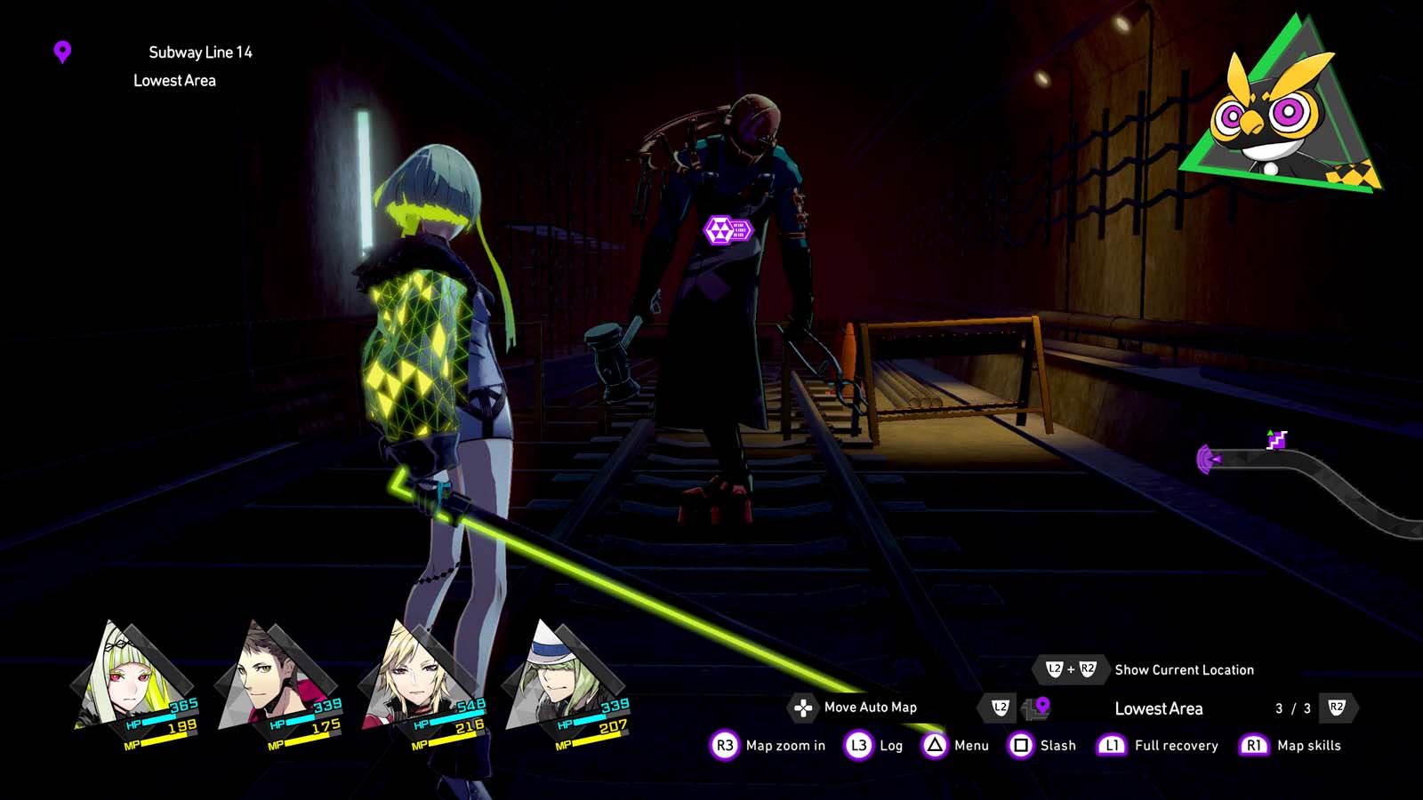 Subway Line 14 Guide - Soul Hackers 2 - Neoseeker