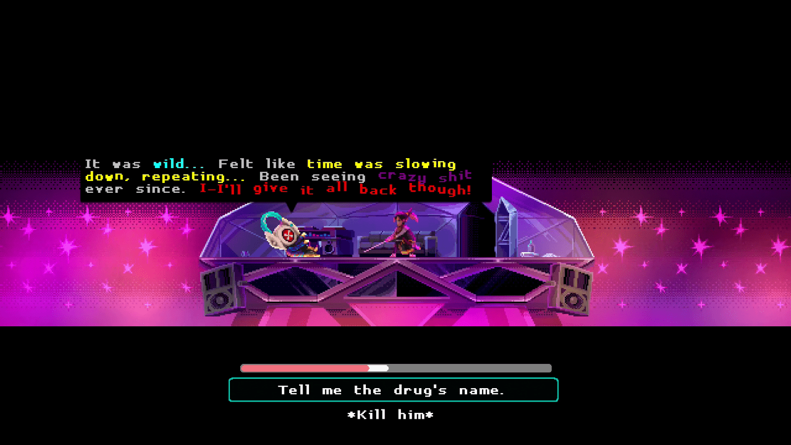 What Happens If I Talk to DJ Electrohead? - Katana ZERO Walkthrough ...