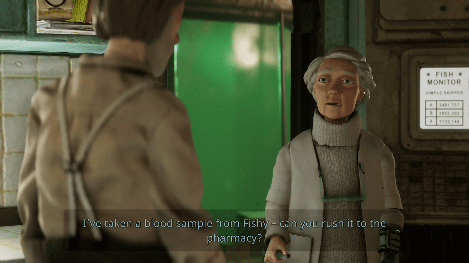 Chapter 2.1 - The Creature from the Sea - Harold Halibut Walkthrough ...