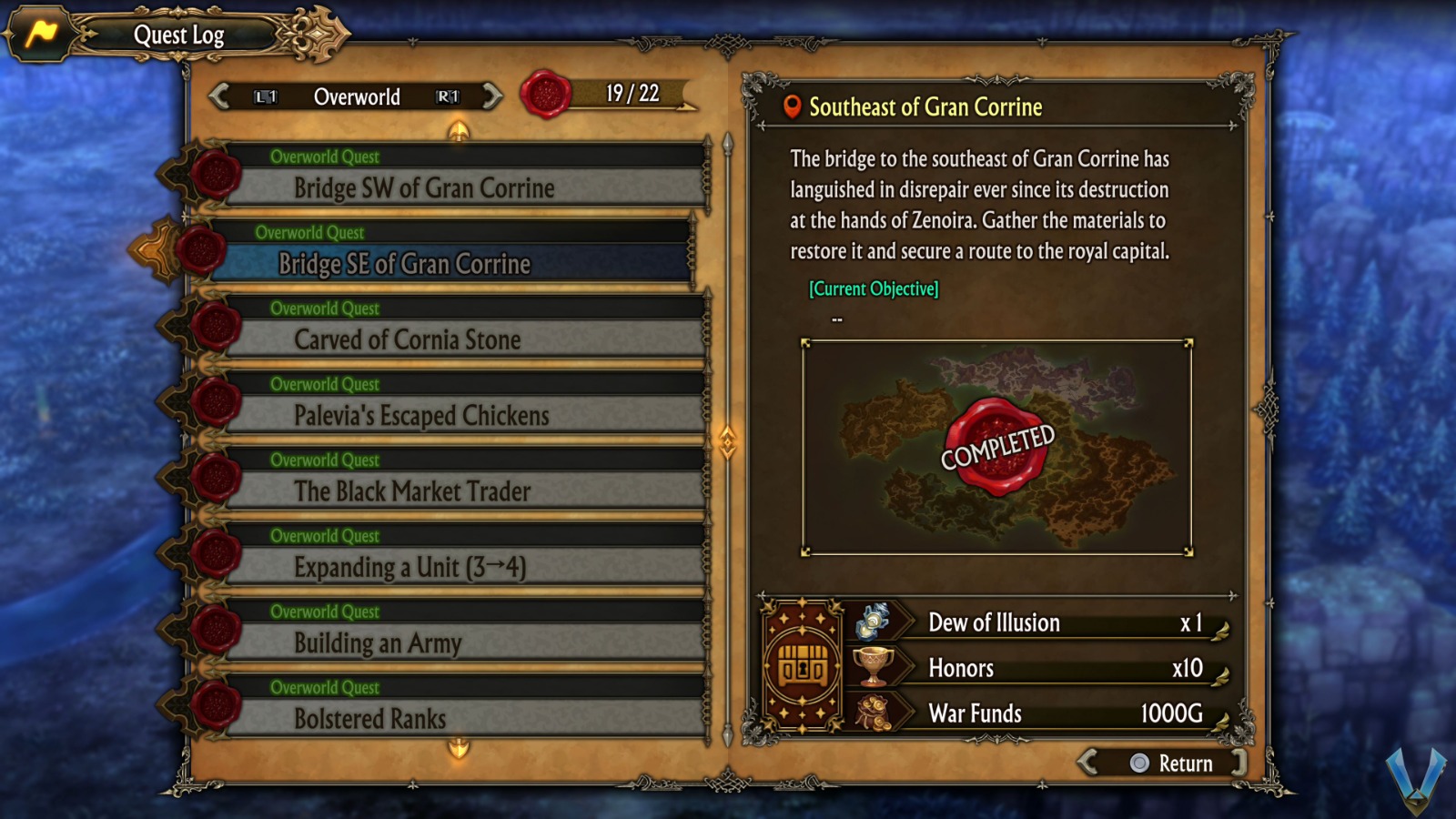 Unicorn Overlord - Bridge SE of Gran Corrine Walkthrough - Neoseeker