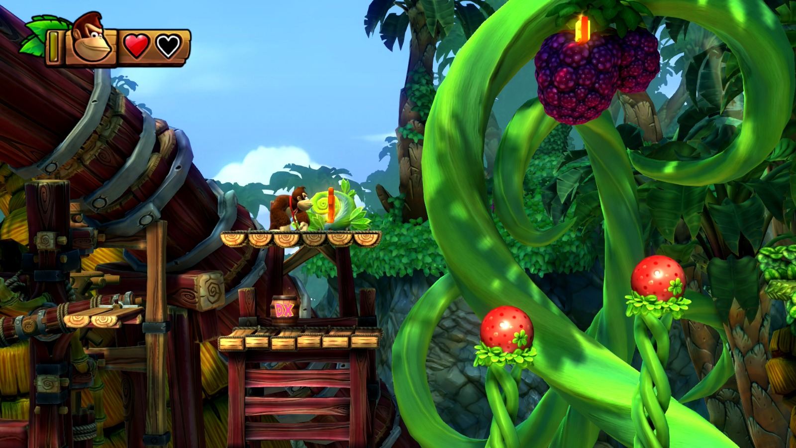5-1 Harvest Hazards - Donkey Kong Country: Tropical Freeze Walkthrough ...