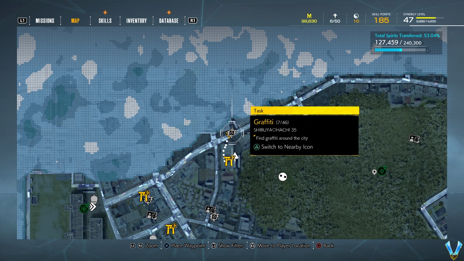 Ghostwire: Tokyo - All Shibuya♡Hachi Graffiti Locations Guide - Neoseeker