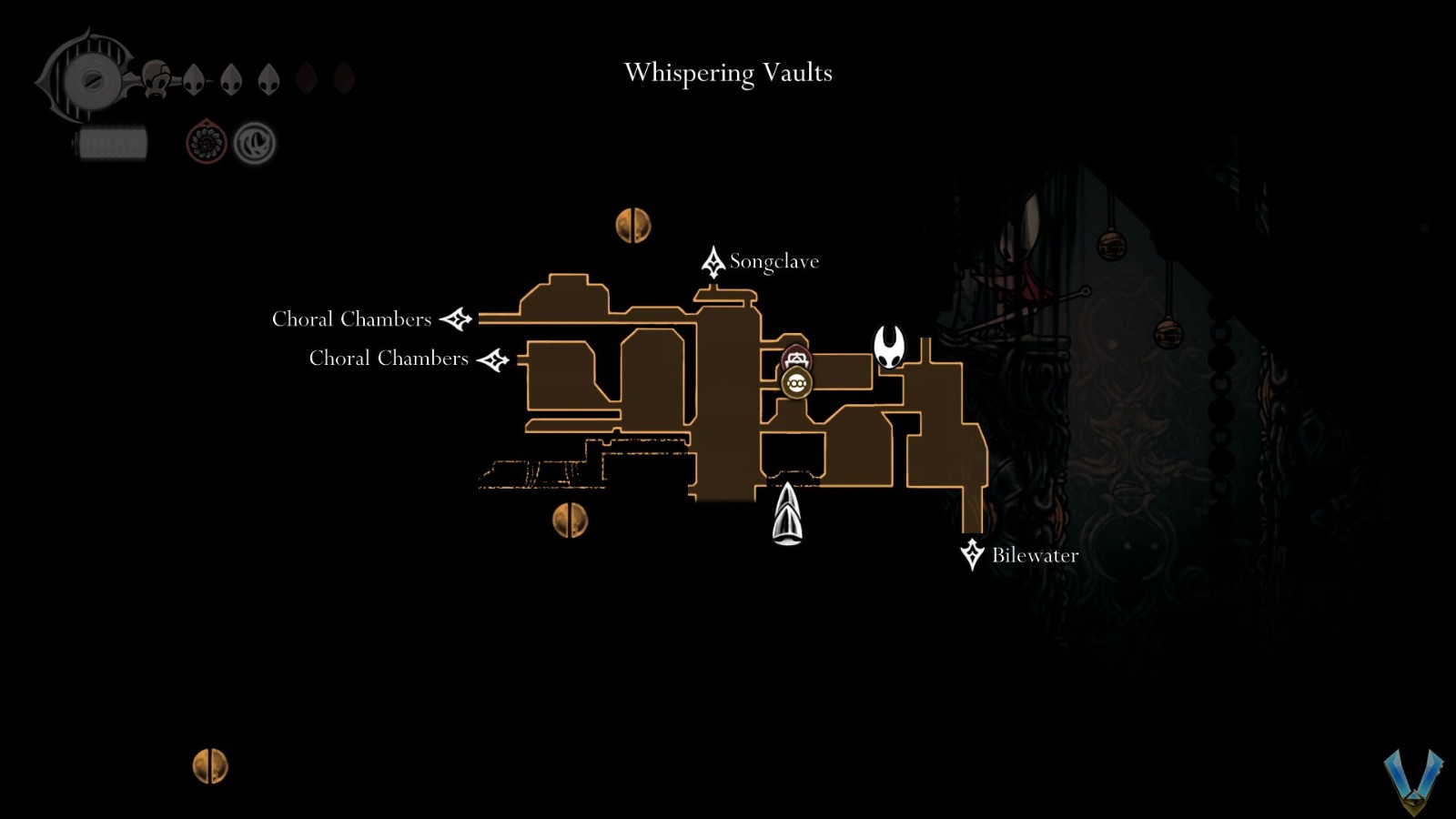Whispering Vaults - Hollow Knight: Silksong Walkthrough - Neoseeker