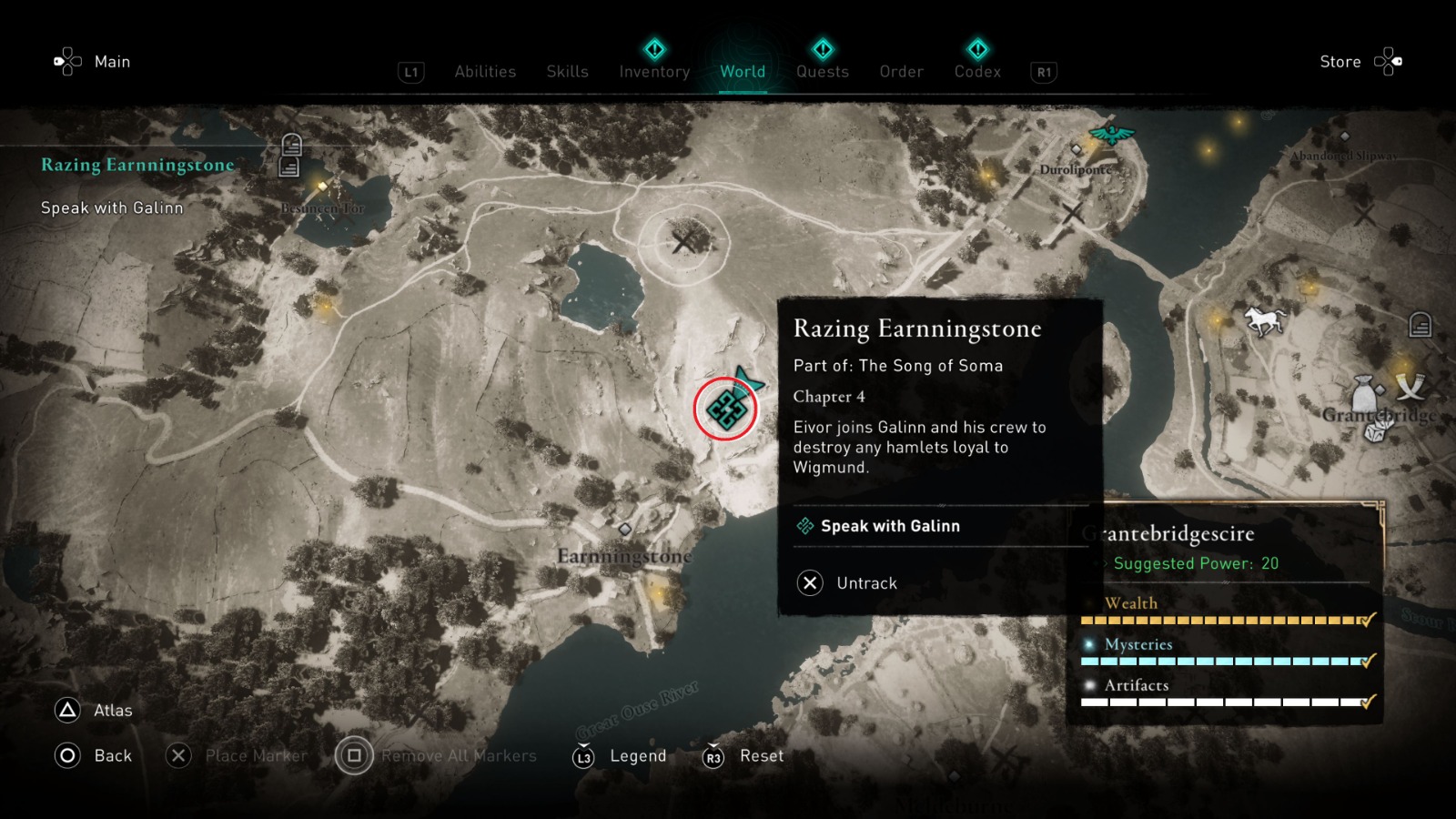 Razing Earnningstone - Assassin's Creed Valhalla Walkthrough - Neoseeker