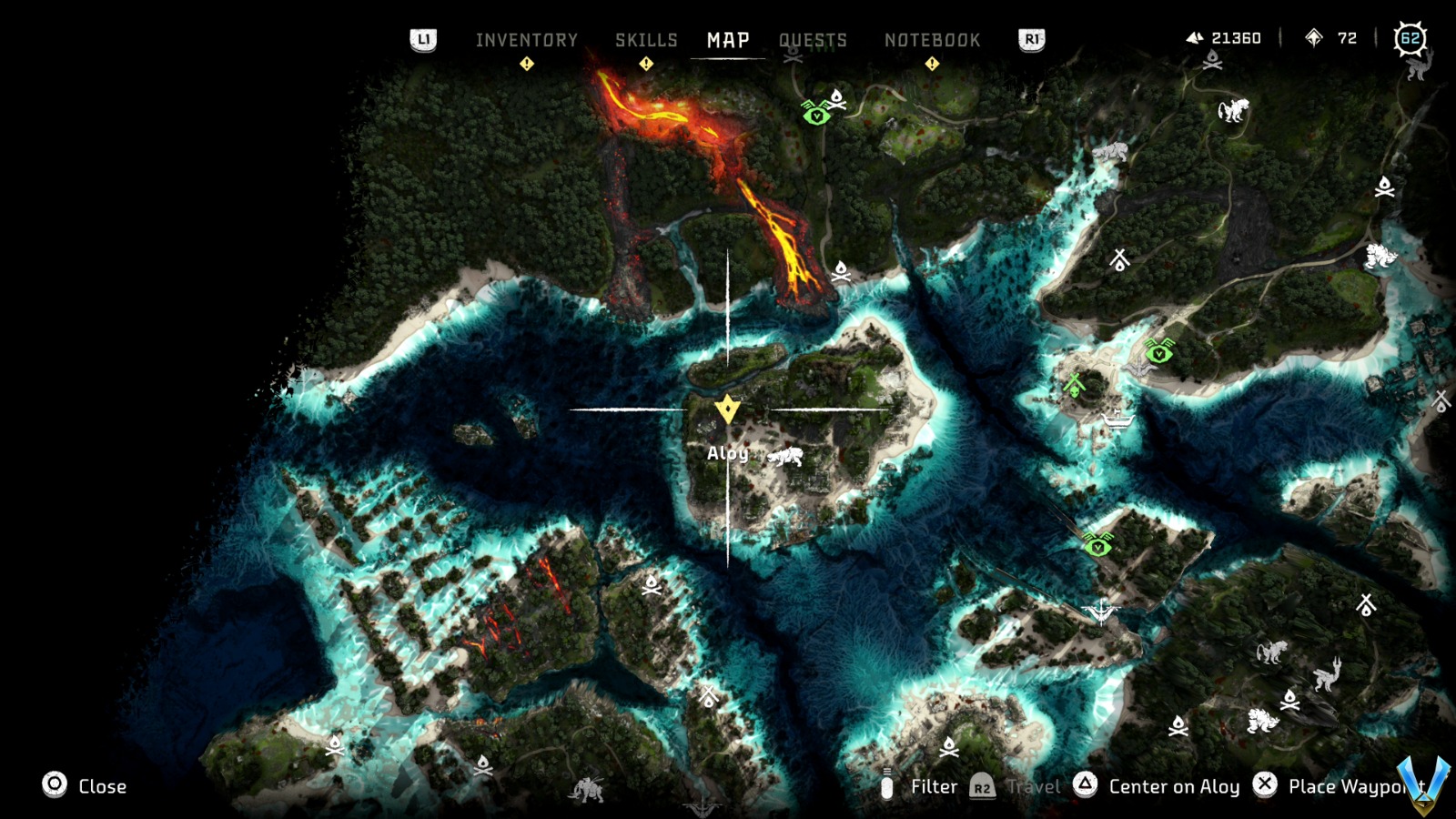 Horizon Forbidden West - DLC Datapoints World Locations Guide - Neoseeker