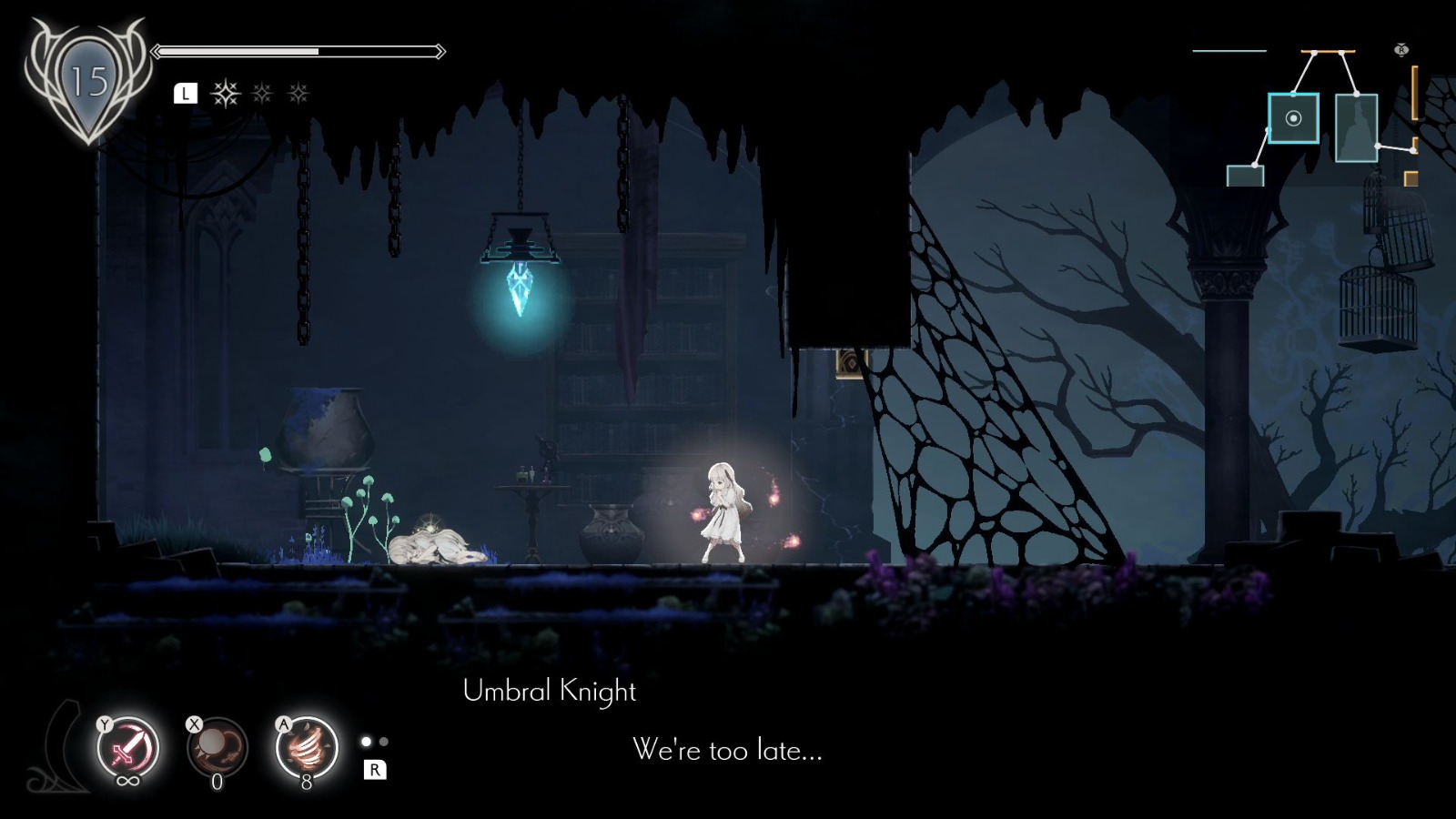 ENDER LILIES: Quietus of the Knights - Witch's Thicket Walkthrough ...