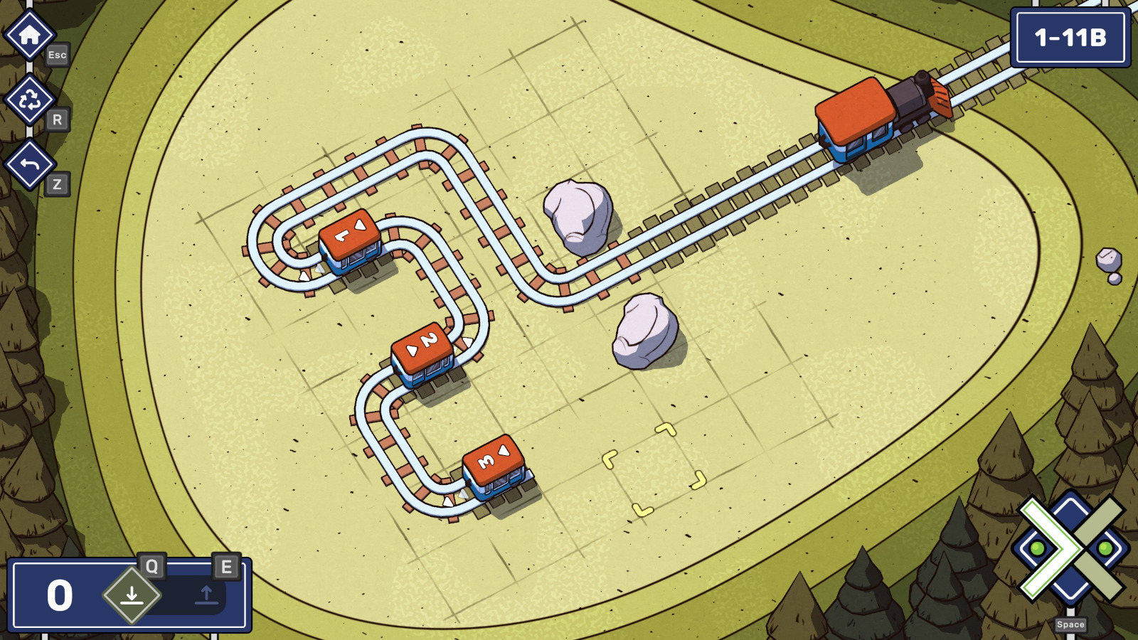 World 1 Puzzle Solutions - Railbound Walkthrough - Neoseeker