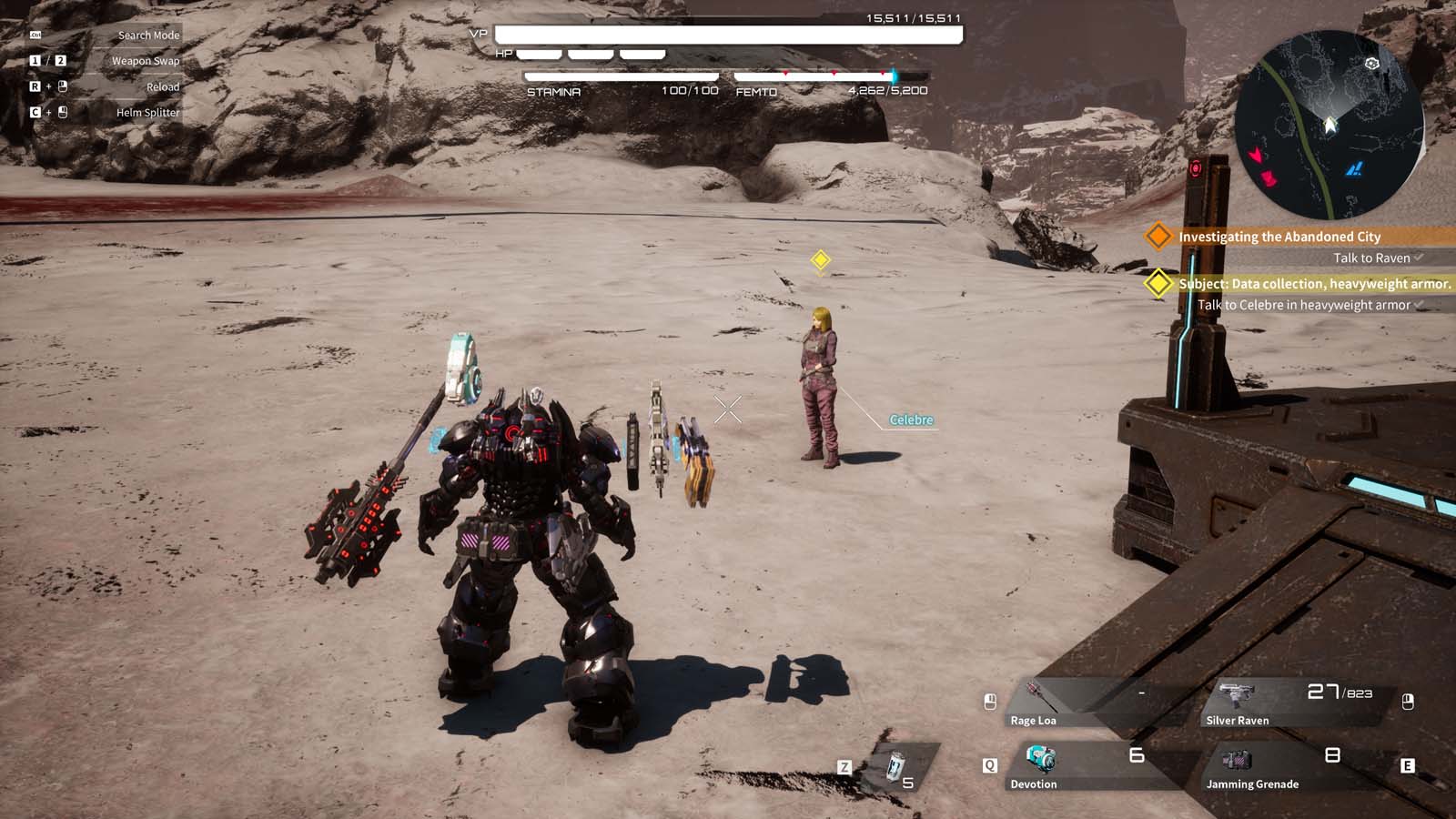 Data collection, heavyweight armor Guide - Daemon X Machina: Titanic ...