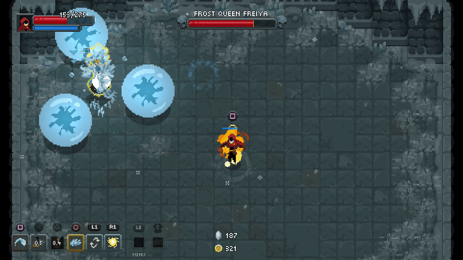 Frost Queen Freiya Wizard Of Legend Walkthrough Neoseeker
